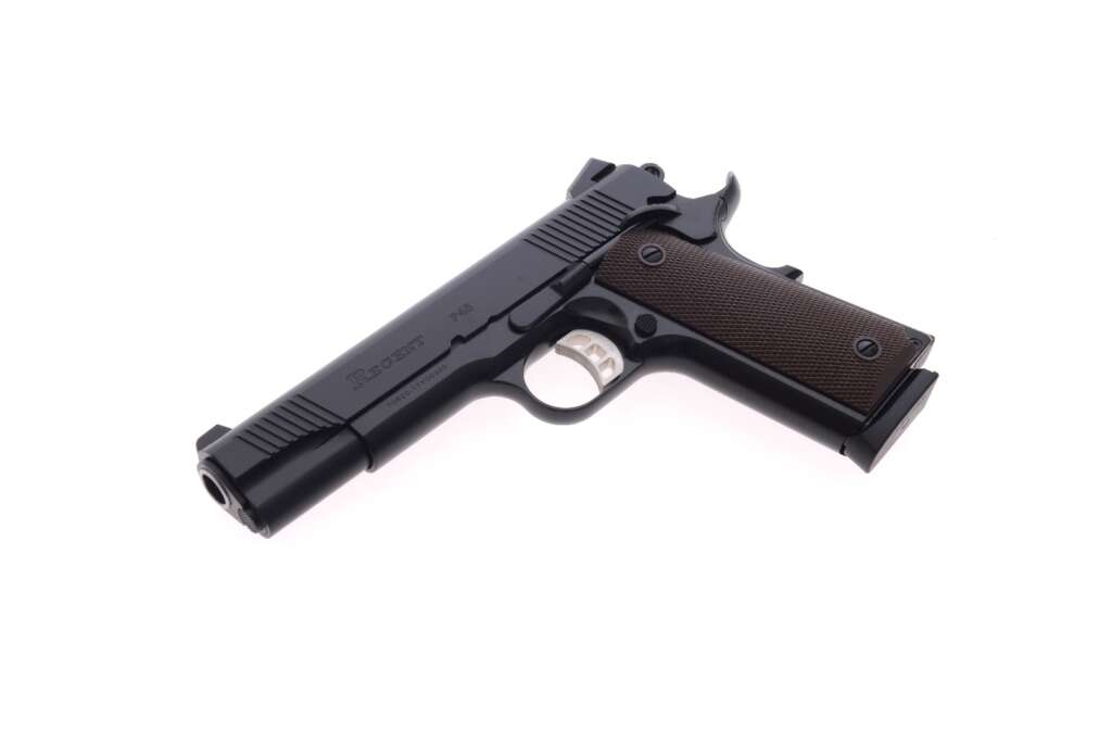 TISAS 1911 45 ACP REGENT P45 – BLACK CERAKOTE Forward Serrations ...