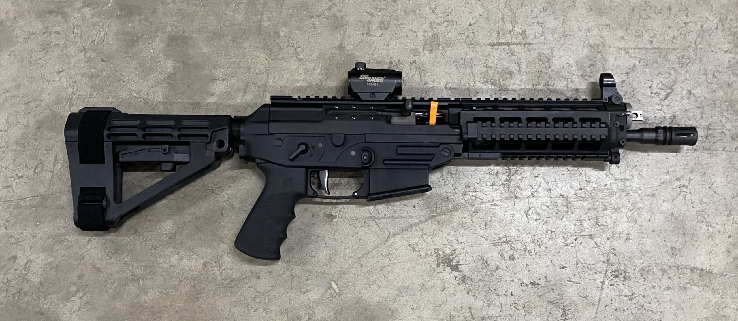 Used Sig Sauer P556 Swat 556 Nato Pistol 10″ W/ Red Dot & SBA4 Brace ...