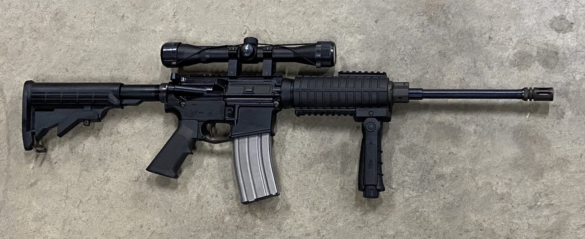 Buy Used Del-Ton AR15 DTI-15 556 Nato Ruger 4×32 Scope online - 10% ...